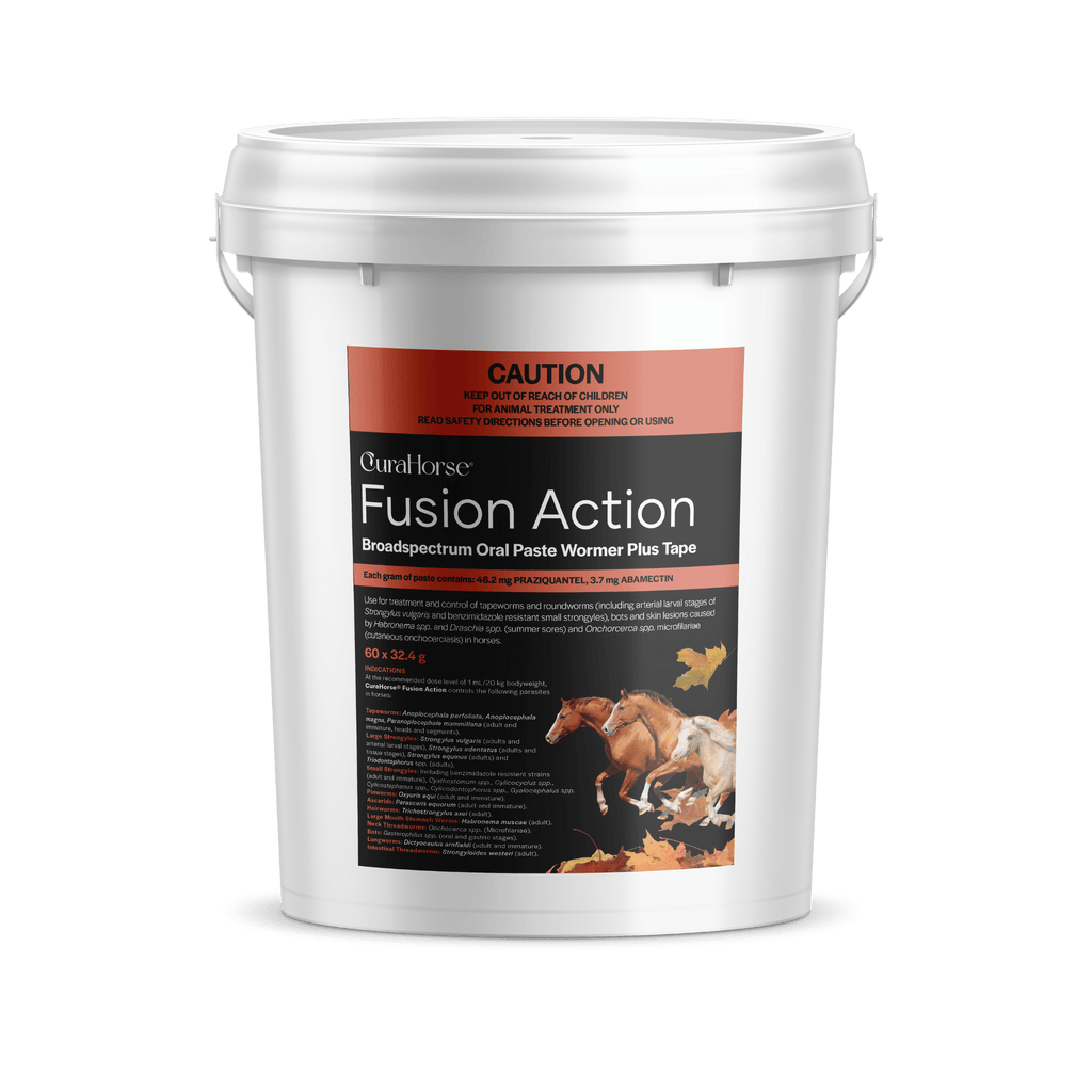 **SOLD OUT** CuraHorse® Fusion Action Oral Paste Wormer Bucket of 60 ...